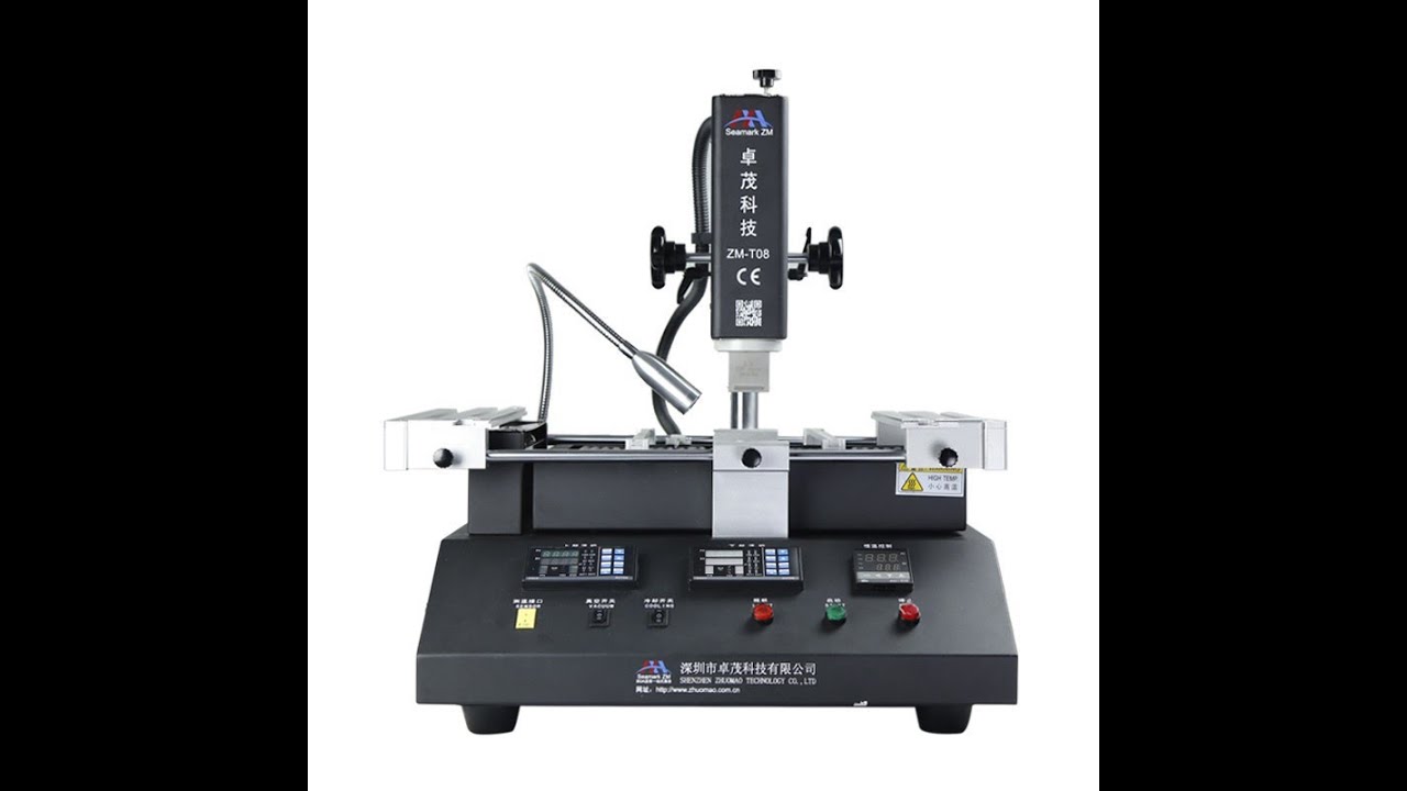 ZM-T08 BGA REWORK MACHINE - YouTube
