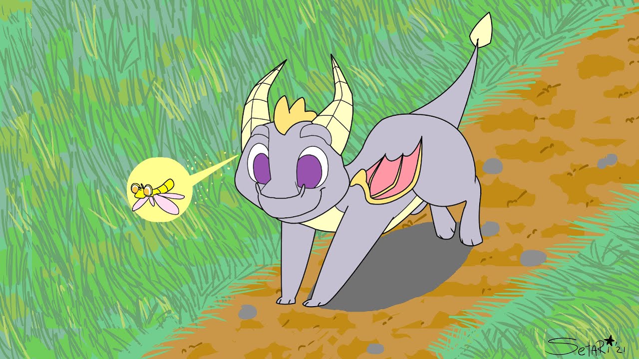 Spyro Run Cycle OpenToonz 1.4 - YouTube