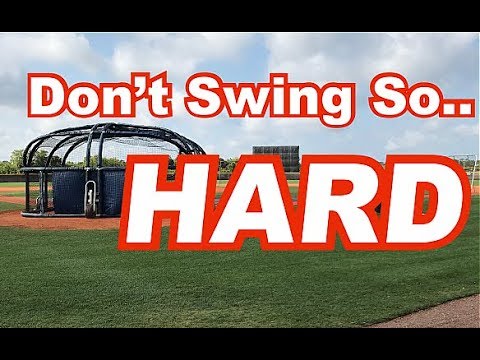 Don't Swing So Hard .. It's that Simple? Baseball Hitting Instruction ...