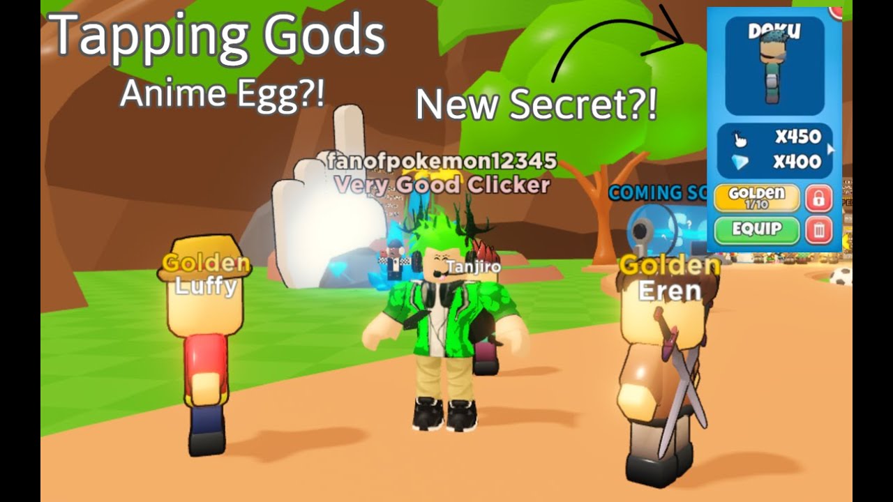 Tapping Gods Added A Anime Egg?! New Secret! (Roblox) - YouTube