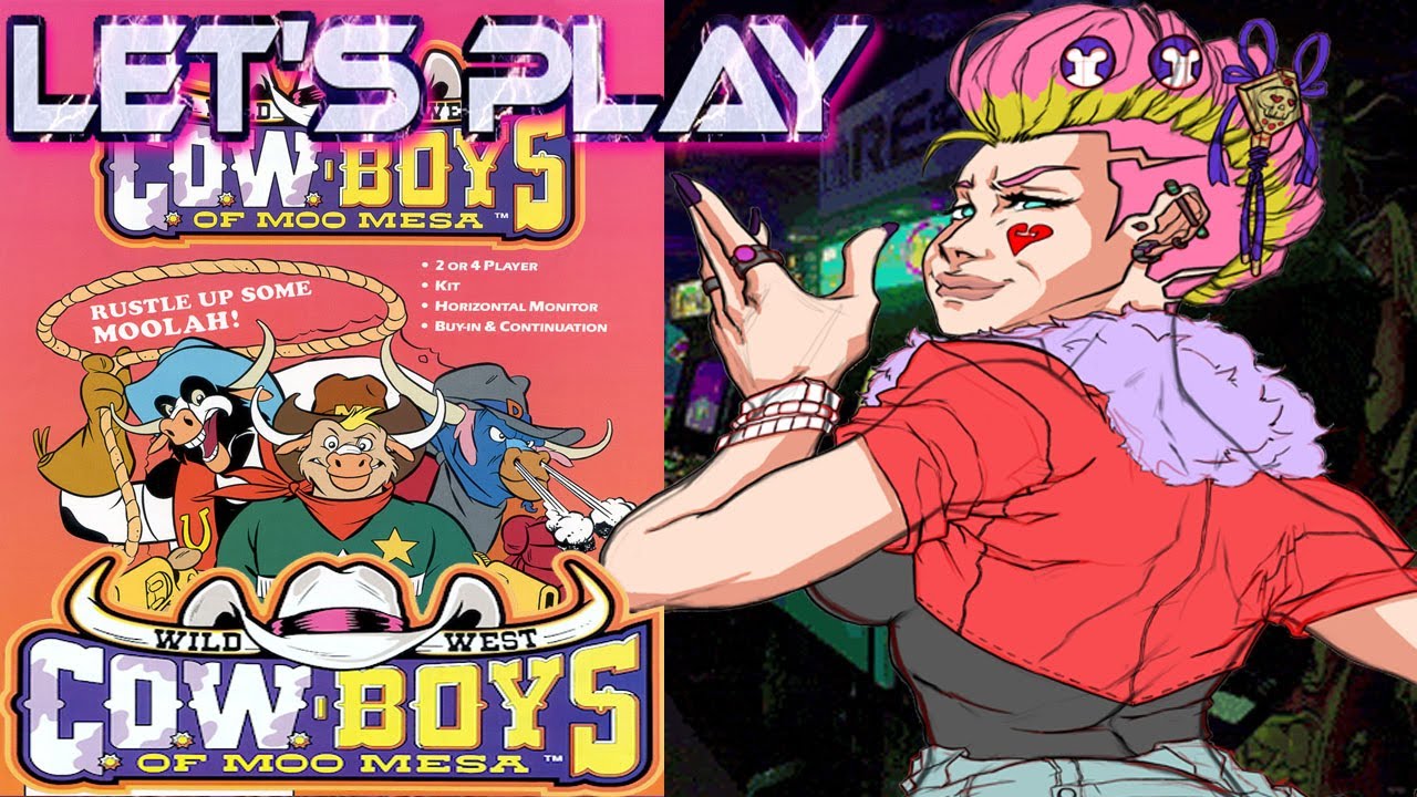 Arcade Play 48 Konami's Wild West Cowboys of Moo Mesa - YouTube