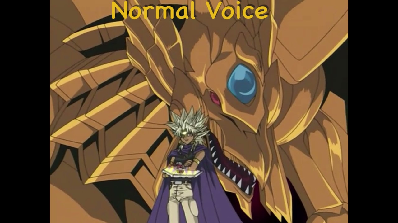 Winged Dragon of Ra Chant: Normal and Modified Voice - YouTube