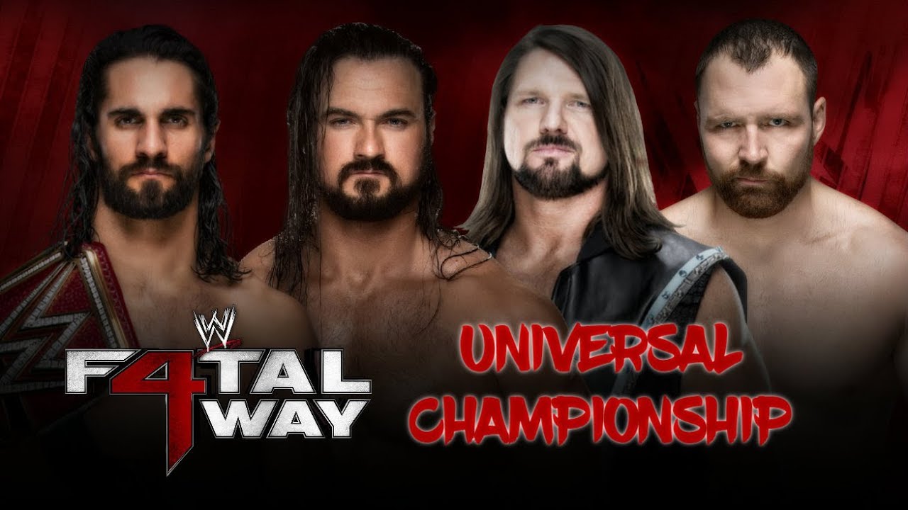 WWE "FATAL 4 WAY" 2019 - DREAM CARD - YouTube