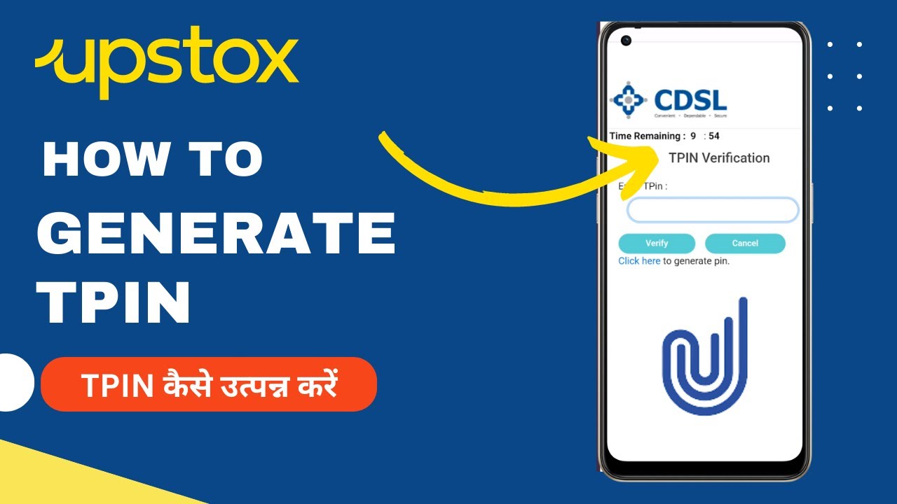 How to generate TPIN on Upstox. How to sell stocks on Upstox | Upstox ...