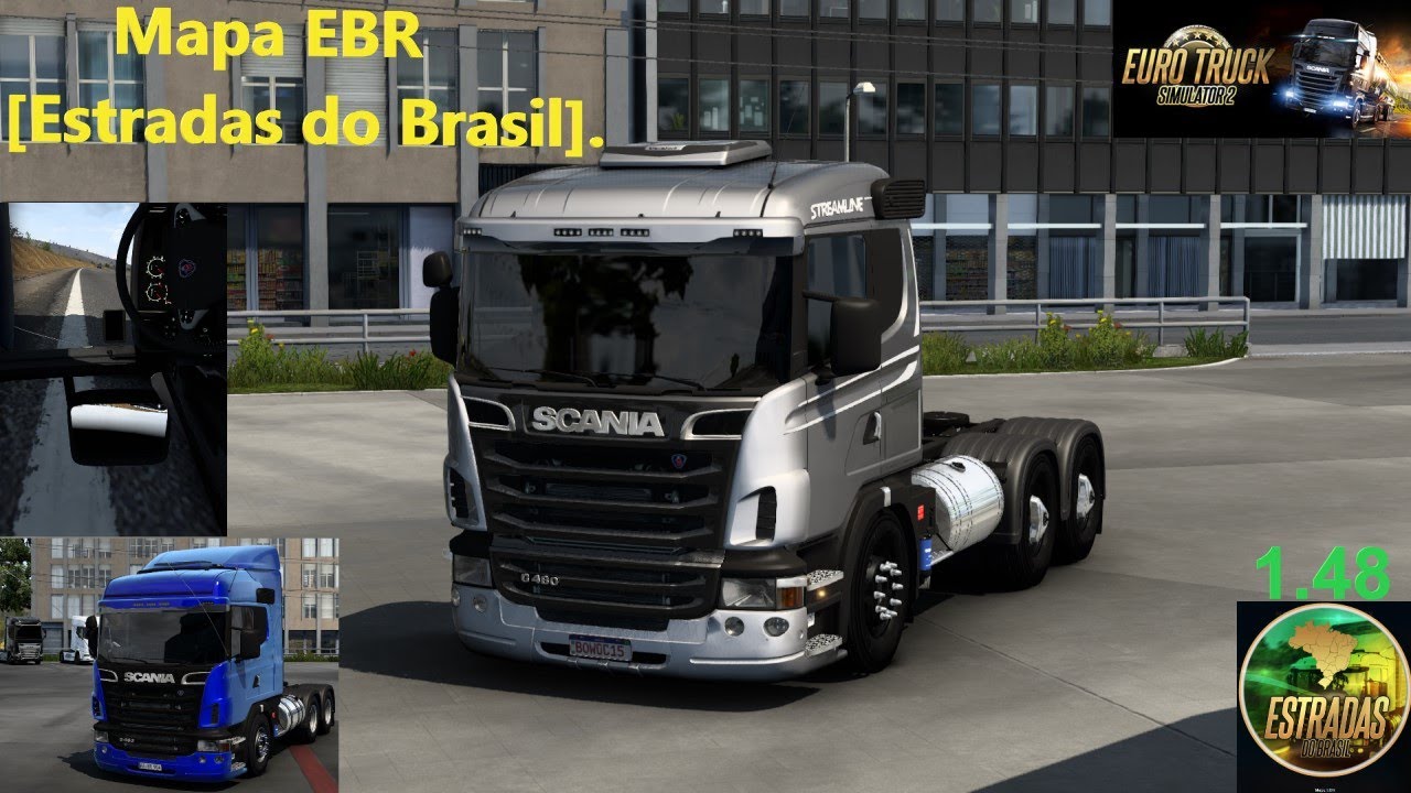 01. Mapa Grátis e Atualizado, Bora Conferir... [ETS2 Mapa EBR][G29+H ...