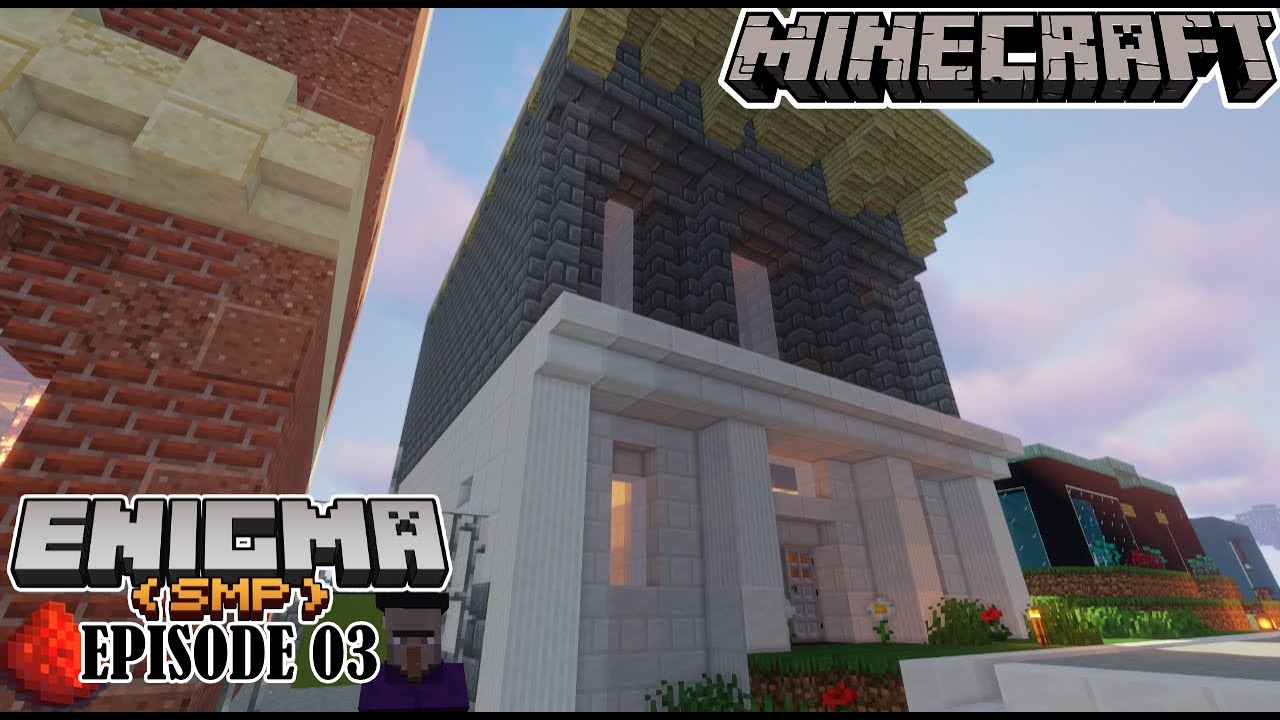 Enigma Minecraft: Episode 03 - We Built A Shop! - YouTube