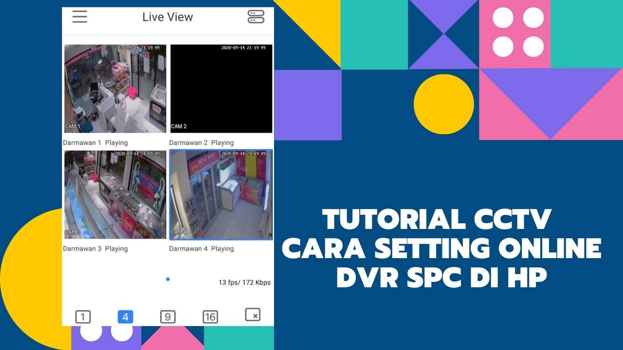 TUTORIAL CCTV - cara setting online dvr spc di hp - YouTube
