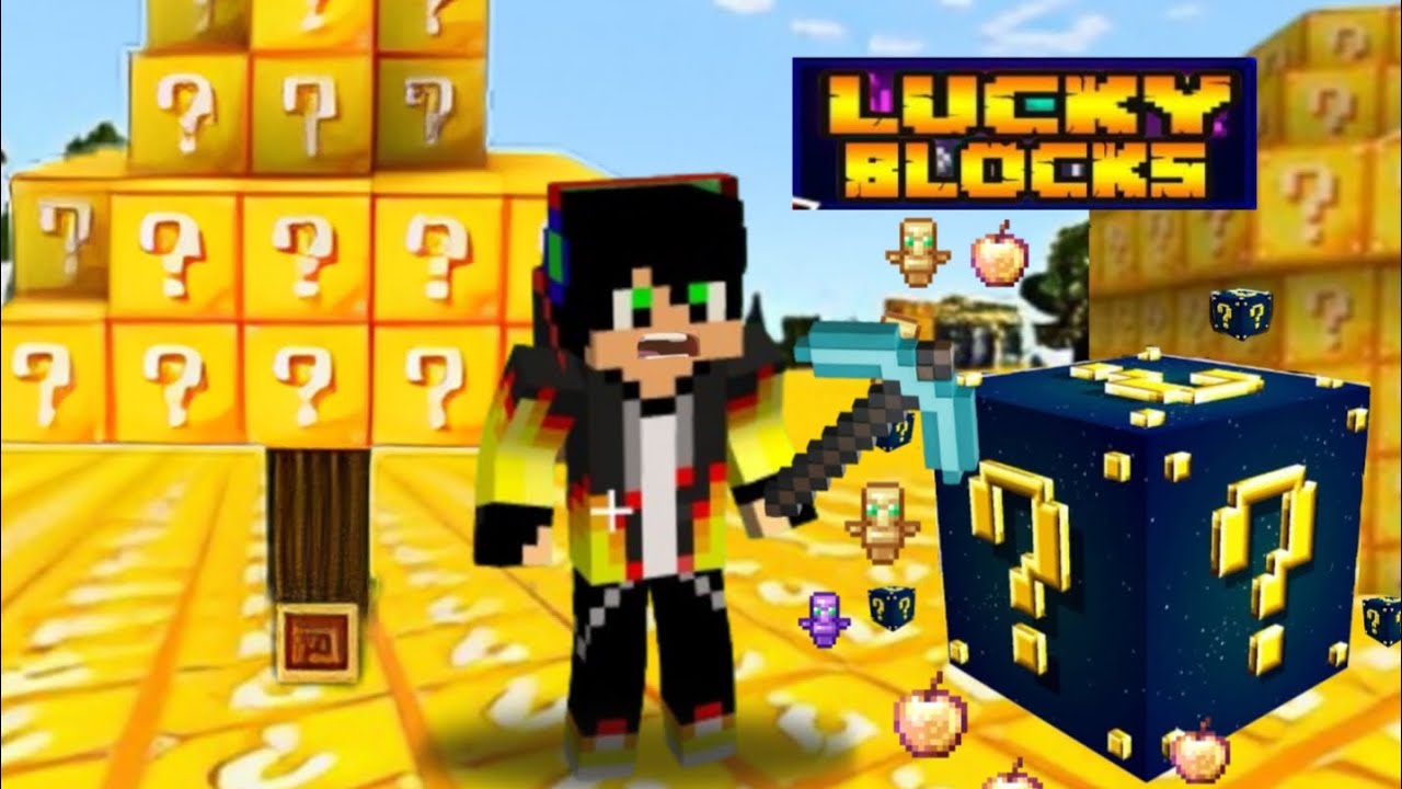 Minecraft 🤯 100 Days On LUCKY BLOCK WORLD In Hard - YouTube