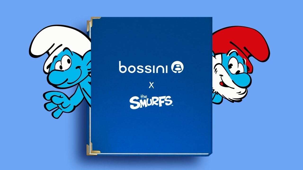 bossini x the smurfs collection (Adults) - YouTube