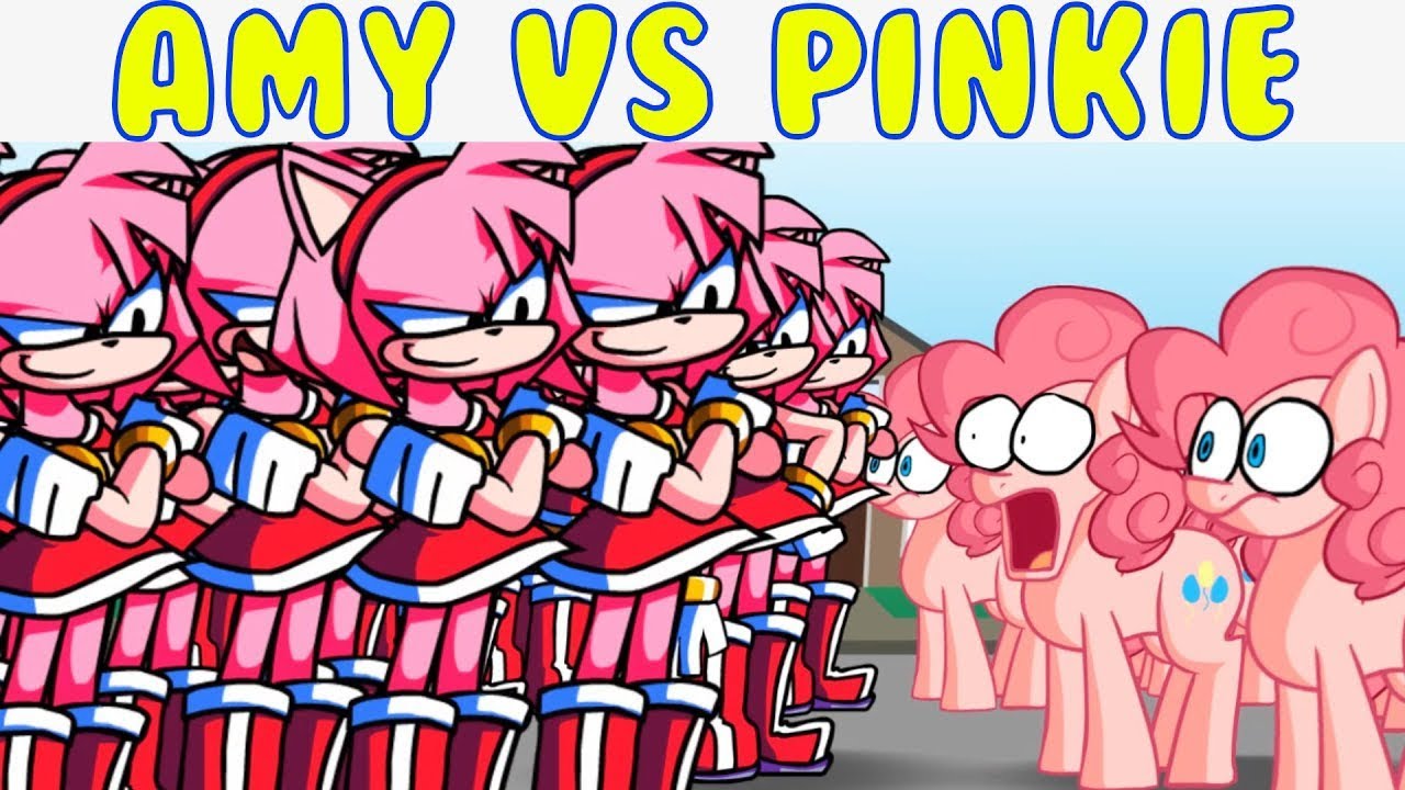 friday night Funky amy vs pinkie pie - YouTube