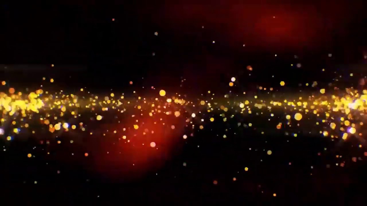 Golden sparkle particle effects - YouTube