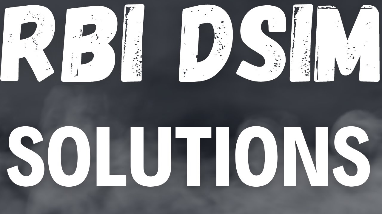 RBI DSIM Solutions With Explanations Question 2(b) And Detailed ...