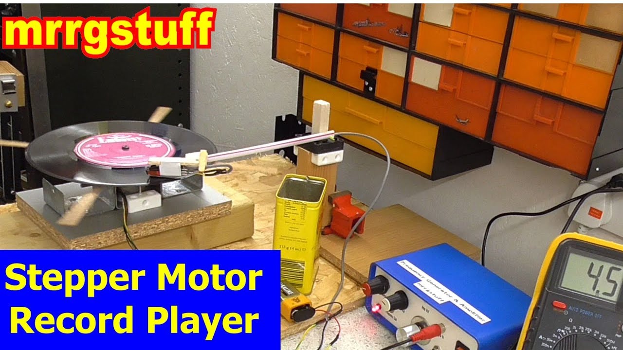 Stepper Motor Record Player - YouTube