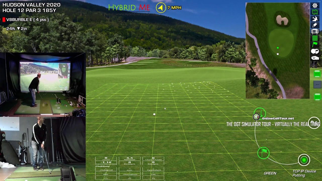 First 9 holes with the Divnick Whole-in-one adjustable golf club - YouTube