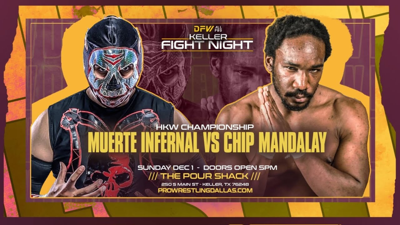 Keller Fight Night - Chip Mandalay vs. Muerte Infernal - YouTube