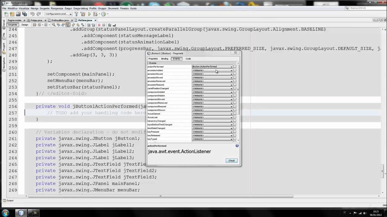 Tutorial java ita lezione 27 - Gui (2) - YouTube