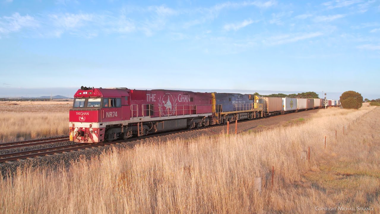 6MA5 Pacific National Freight Train With NR74 & NR86 (10/3/2023 ...