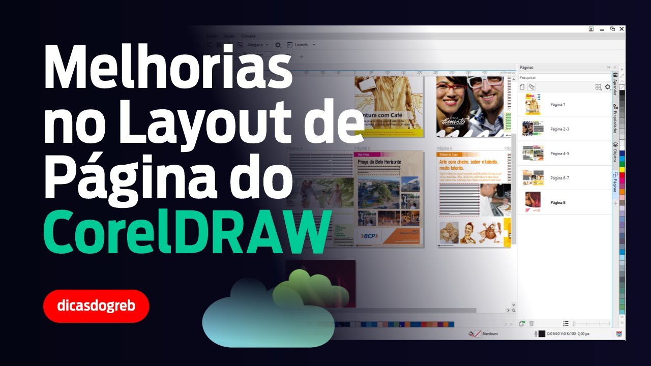 Melhorias no Layout de Páginas do CorelDRAW - YouTube