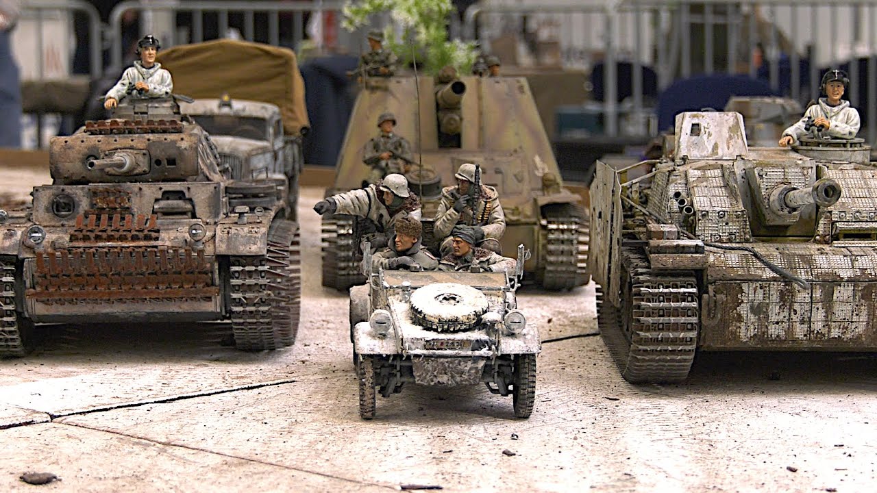 Impressive WW2 + WW1 RC Tanks, RC Trucks and Cars Wehrmacht Panzer IV ...