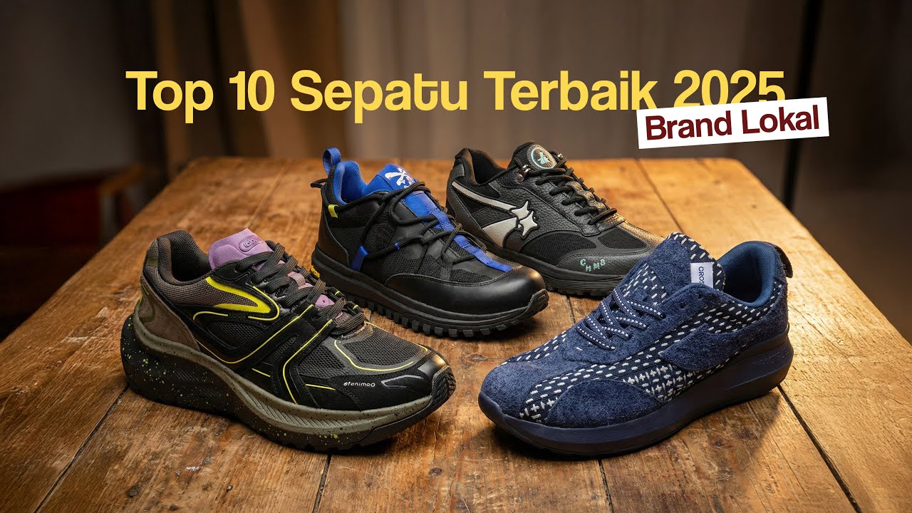 Top 10 Sepatu Terbaik di Tahun 2025 - YouTube