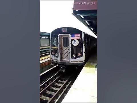 BMT Jamaica Line Queens Manhattan Bound R160A R179 R42 J Z train action at Chauncey Street - YouTube