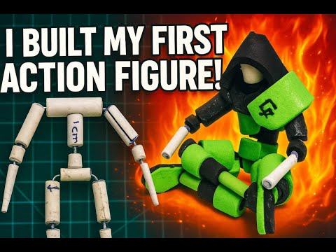I Built a Custom Action Figure from Scratch | DIY Armature Build for ...