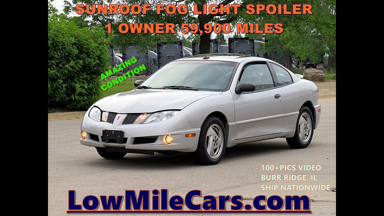 Amazing find 2004 Pontiac Sunfire 60k miles sunroof, fog light, spoiler ...