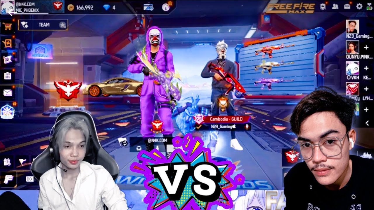 N23 VS N4K គីឡូបាញ់បិទសូន្យ FREE FIRE - YouTube