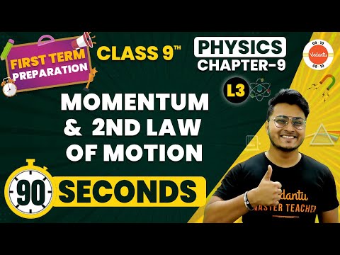 Momentum and 2nd Law of Motion One Shot | Force and Laws of Motion | NCERT Class 9 Physics Ch-9