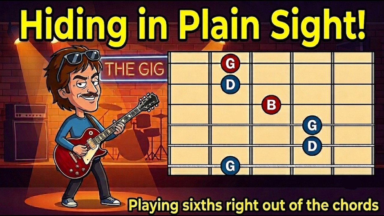 Playing Sixths on Guitar - Simplified, right out of the chords - YouTube