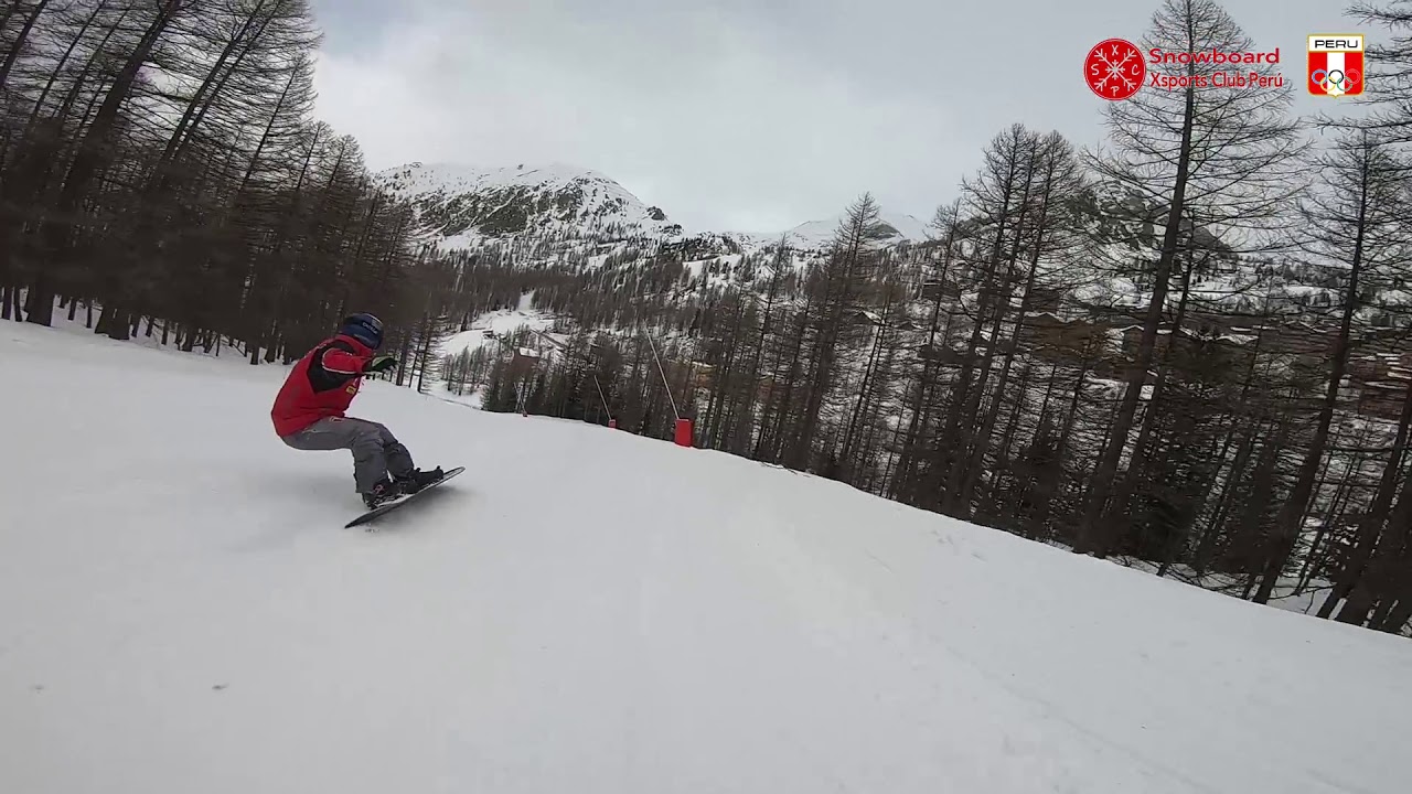 Snowboard Perú - Dito Víctor Chavez - Bases de entrenamiento en Francia. - YouTube