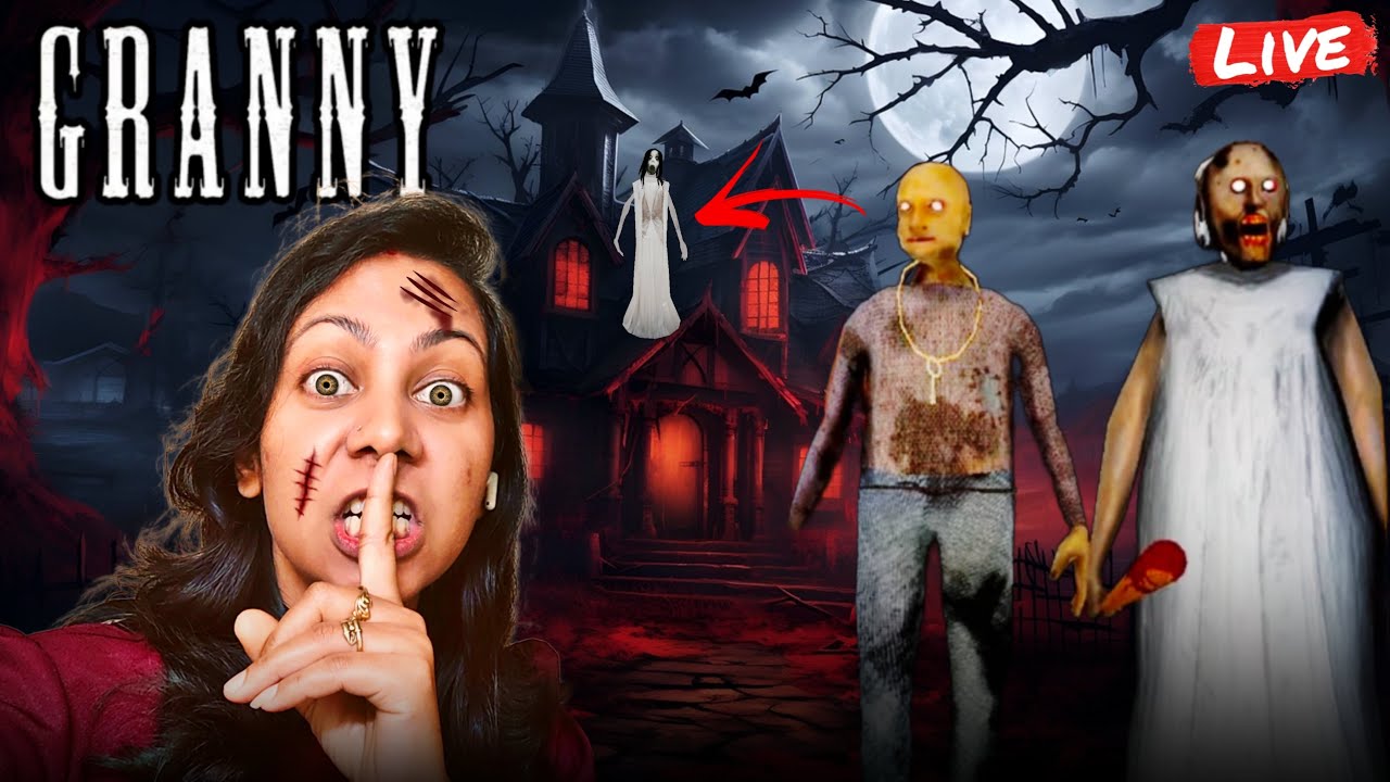 GRANNY LIVE GAMEPLAY || GRANNY LIVE HORROR GAMEPLAY VIDEO #1 #granny # ...