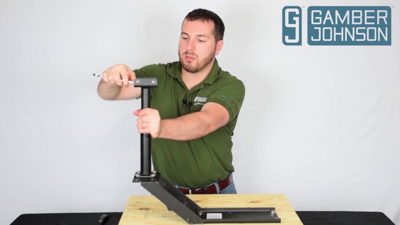 Gamber Johnson Pedestal Mount Assembly - YouTube