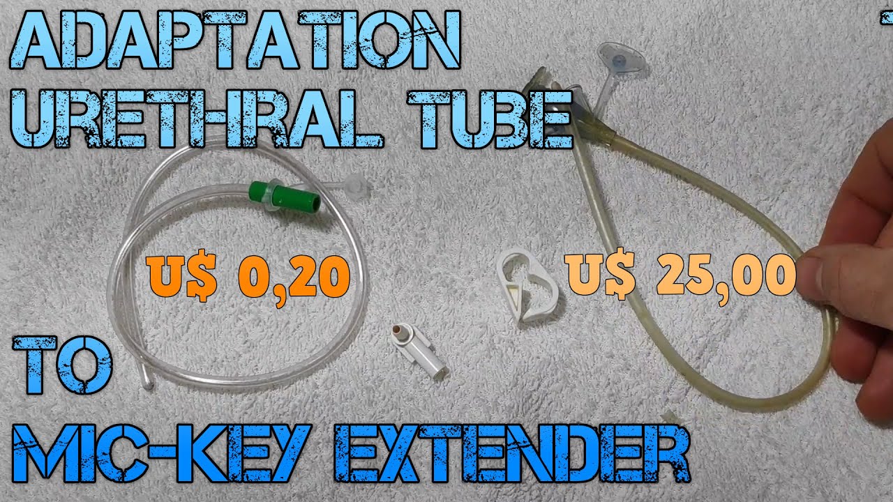 Urethral tube To Mic-key extender - Sonda uretral para extensor Mic-Key ...