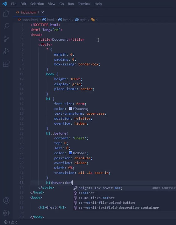 Faded Text HTML&CSS #shorts - YouTube
