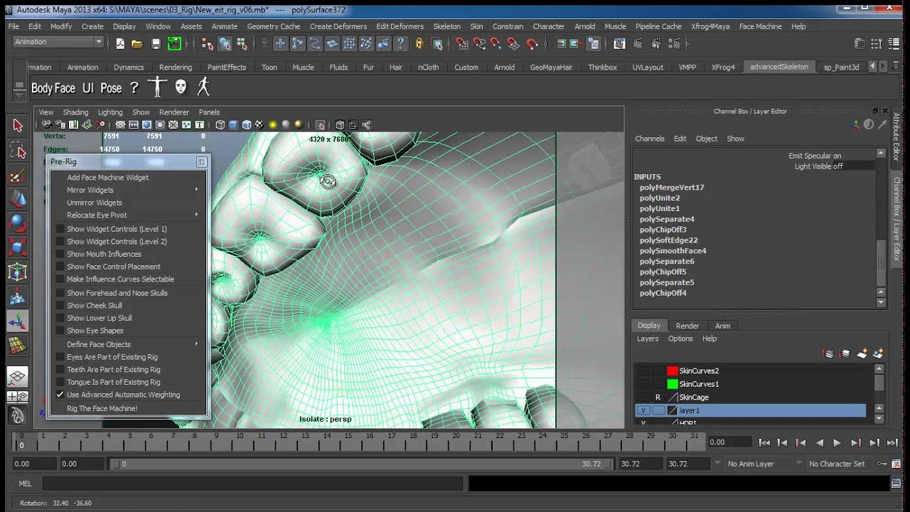 Tutorial Rig face Machine - YouTube