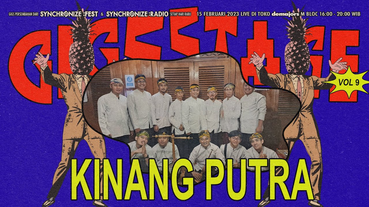 GIGS STAGE Vol.9: Kinang Putra (Live at Synchronize Radio) - YouTube