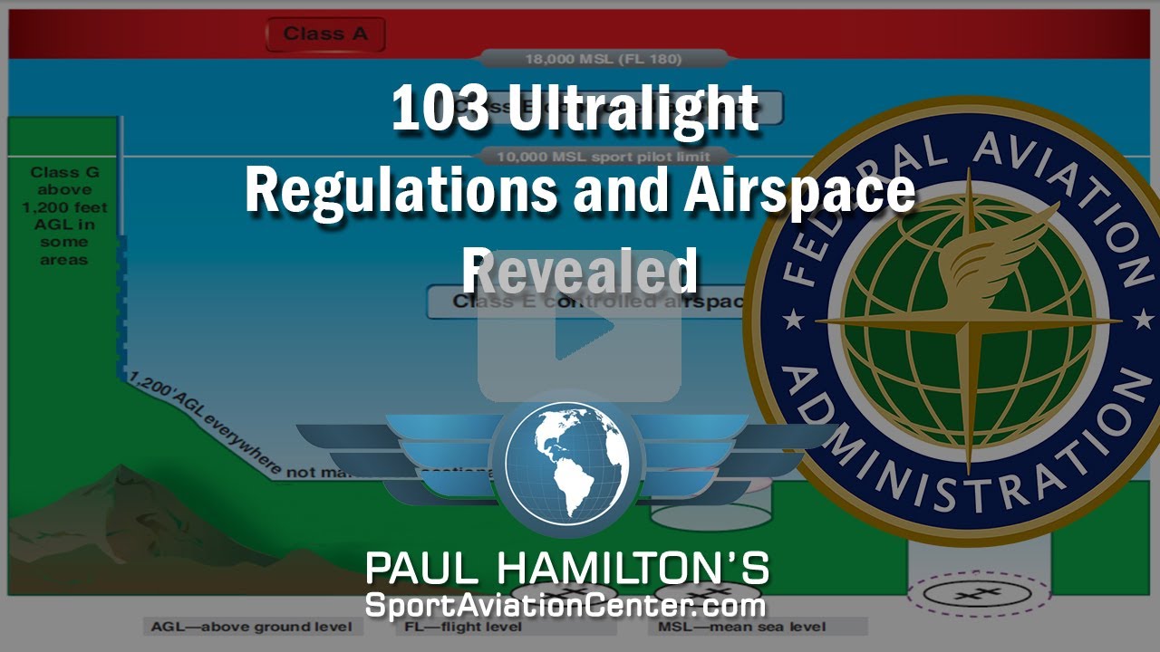 103 Ultralight Regulations and Airspace Reveled - YouTube