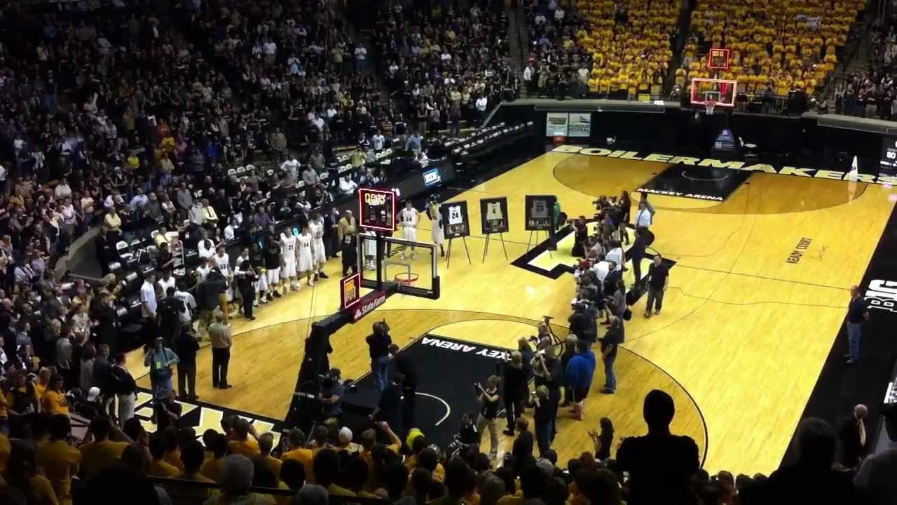 Purdue Boilermaker Basketball Senior Night 2012-Lewis Jackson - YouTube