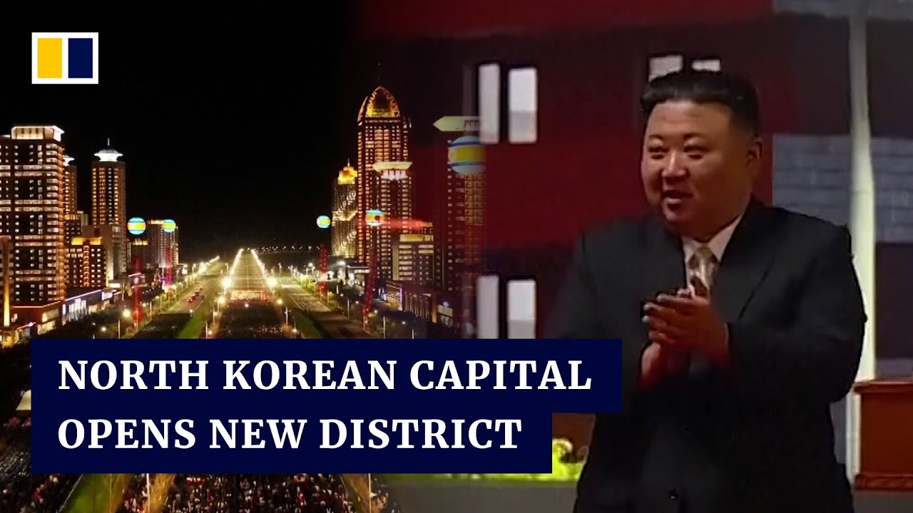 Kim Jong-un unveils new residential district in North Korean capital ...