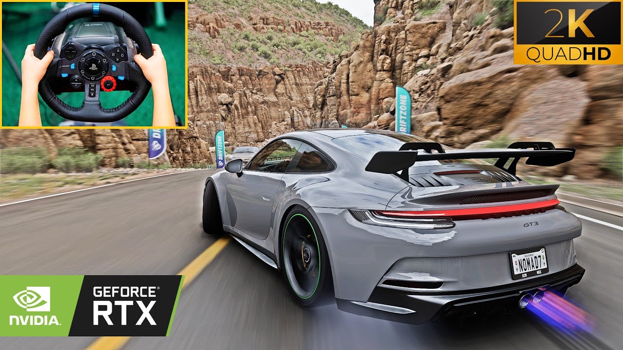 900HP Porsche 911 GT3 - Logitech G29 Steering wheel gameplay | Forza ...