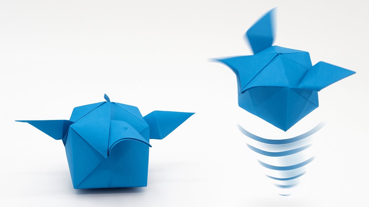How to Make a Spinning Origami Drop Glider | Step-by-Step Tutorial ...