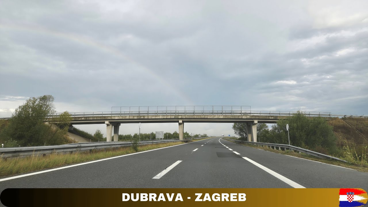 Driving in Croatia #89 - Day Drive from Dubrava (Vrbovec) to Zagreb ...