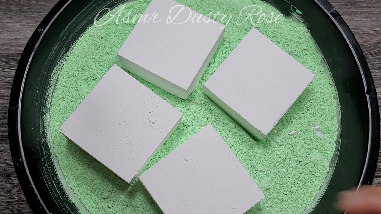 Fresh Chalk on Green Powder from Gren Lime Chalk Crush - YouTube