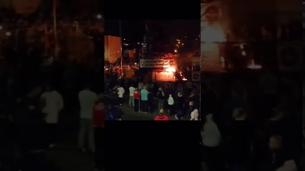 Bogside bonfire 🔥- 15 August 2019 - Derry /Londonderry - YouTube