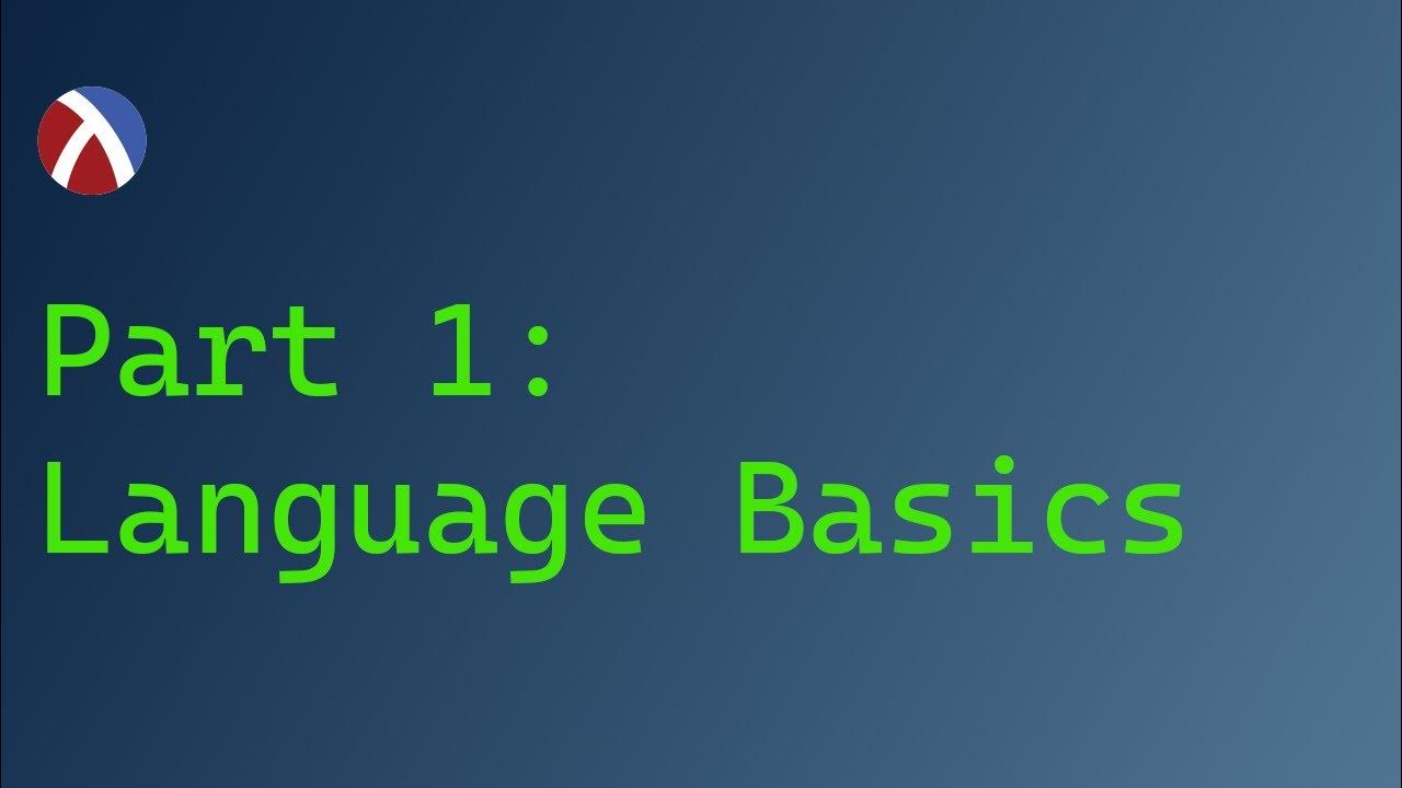 Racket Programming Part 1: The Basics - YouTube
