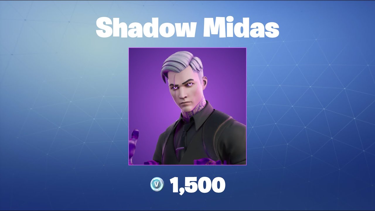 Shadow Midas | Fortnite Outfit/Skin - YouTube