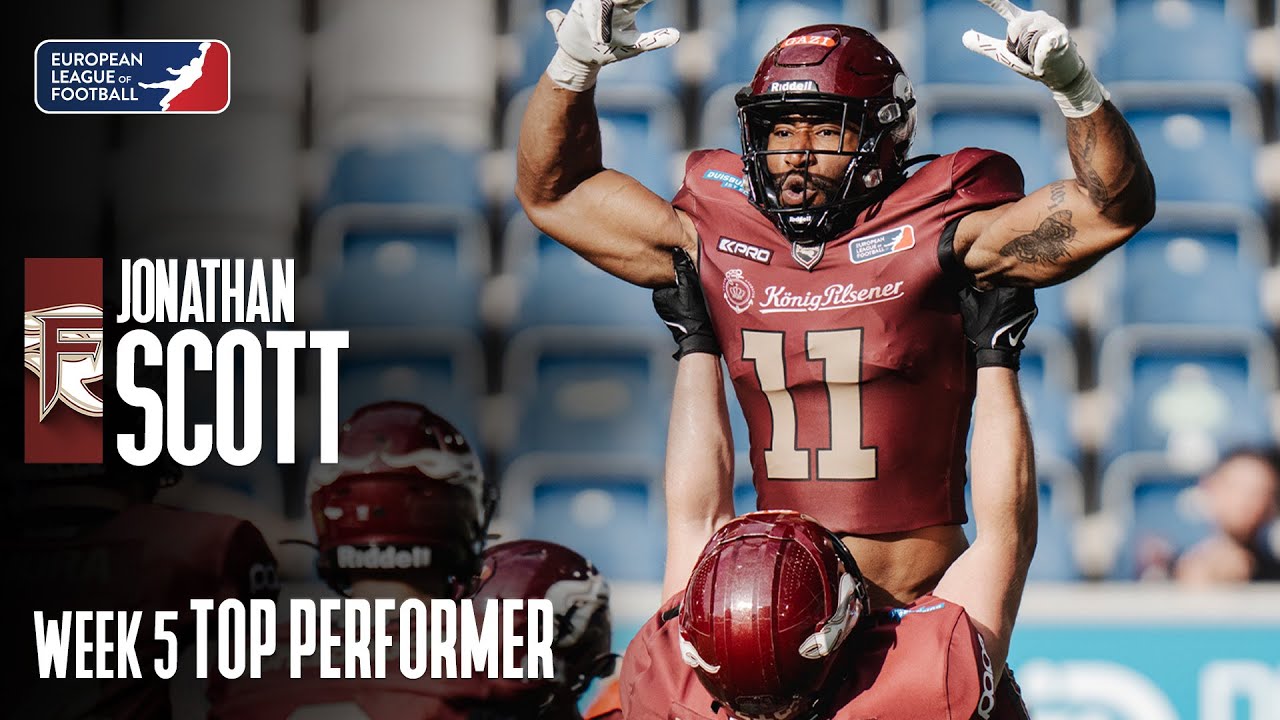 Jonathan Scott Highlights vs. Sea Devils | Week 5 | 2025 - YouTube