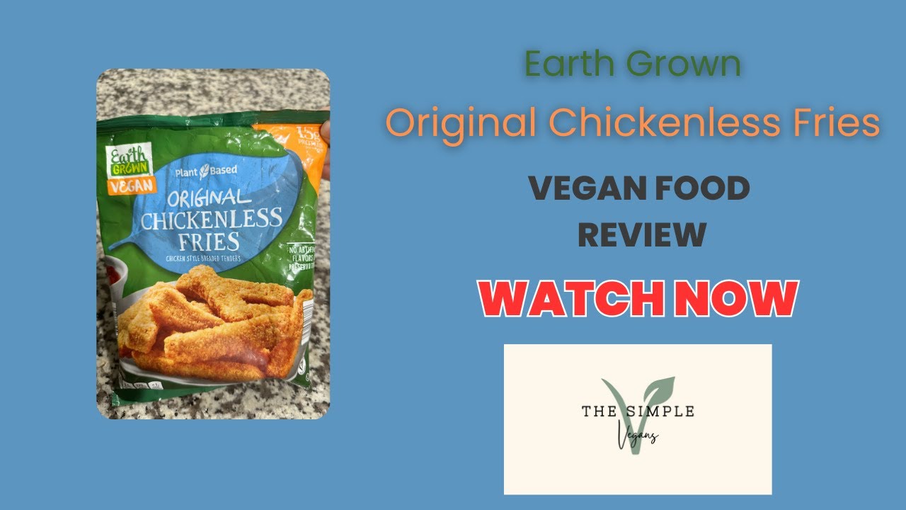Vegan Review - Earth Grown Original Chickenless Fries from Aldi - YouTube