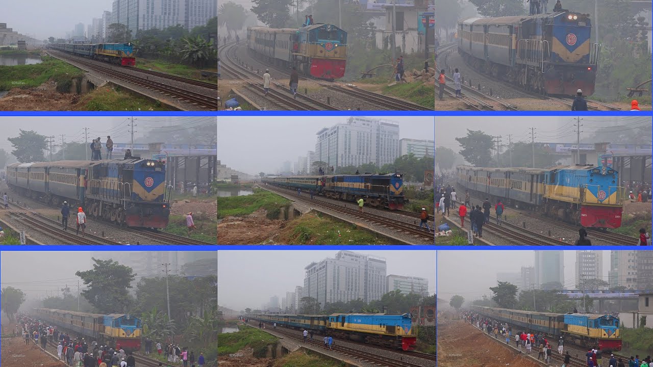 Titas Commuter+Karnaphuli Express+Tangail Commuter+Jayantika Express ...